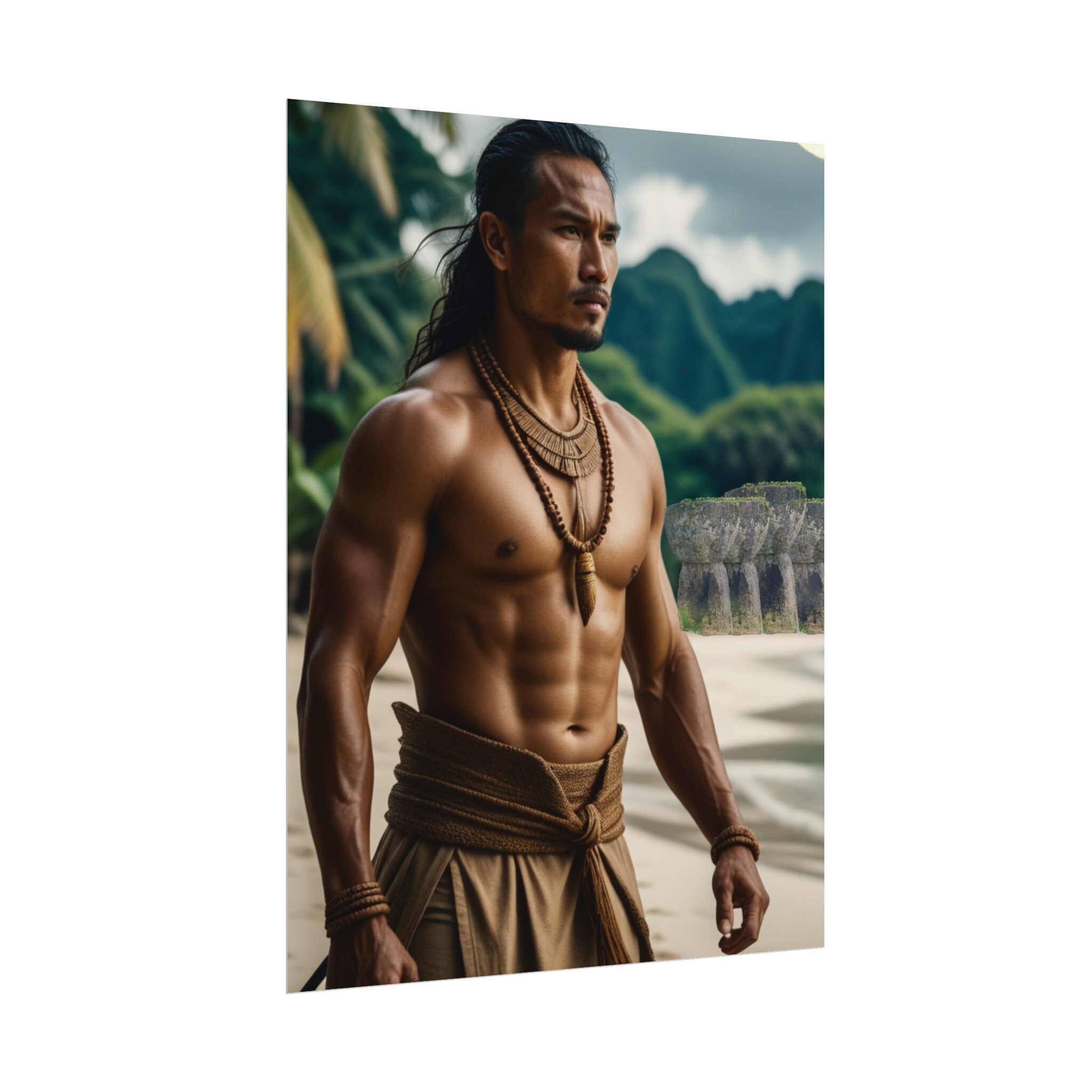 Awesome, Unique GUAM , Warrior , Rolled Poster, Made to Order , Brand ...