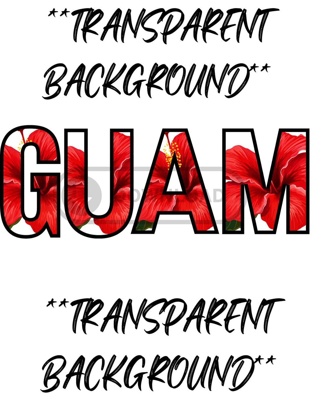 Instant Download, Guam Graphic, High Resolution My Own Design , GUAM ...