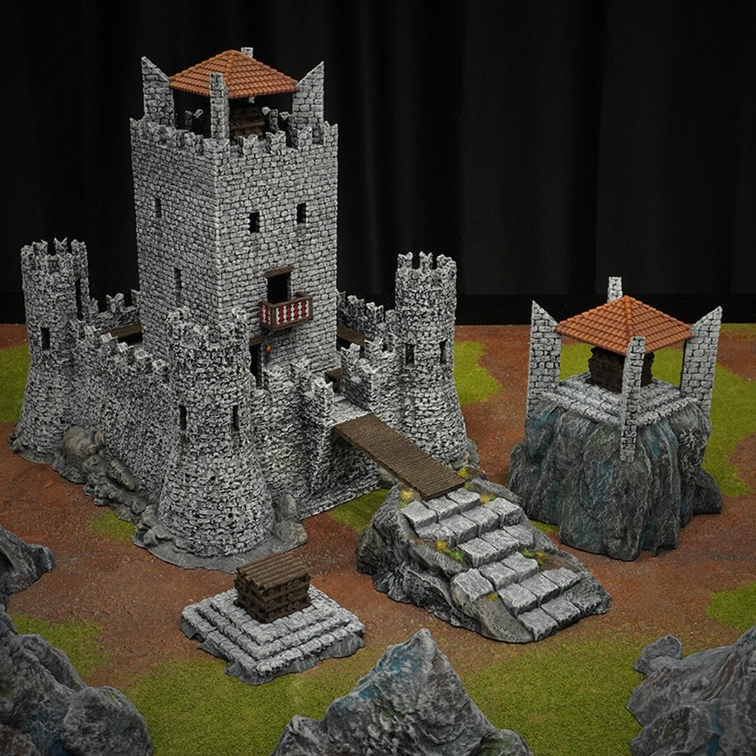 Castle of the Beacon - Conquest Creations Terrain (castle Rocca, Gondor ...