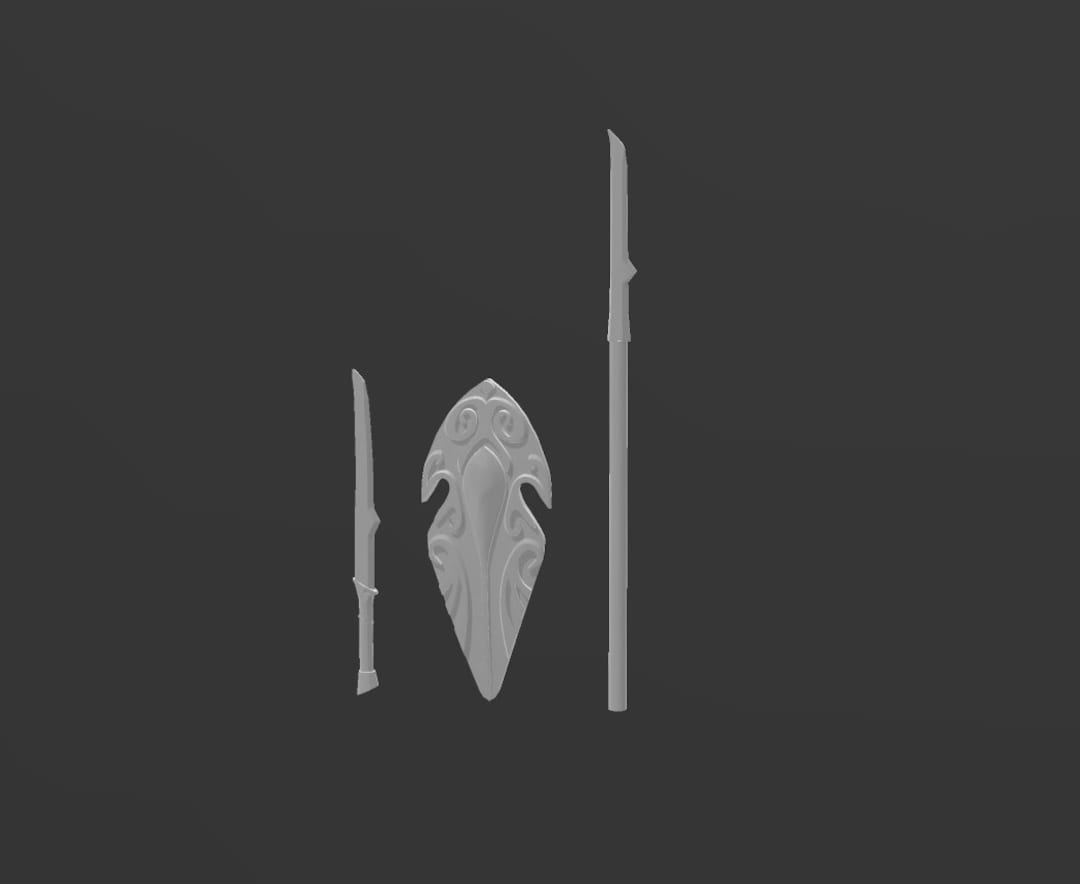 Elven Warrior Kit - MESBG, Lord of the Rings, 3D Printed (1 Pack) - Etsy