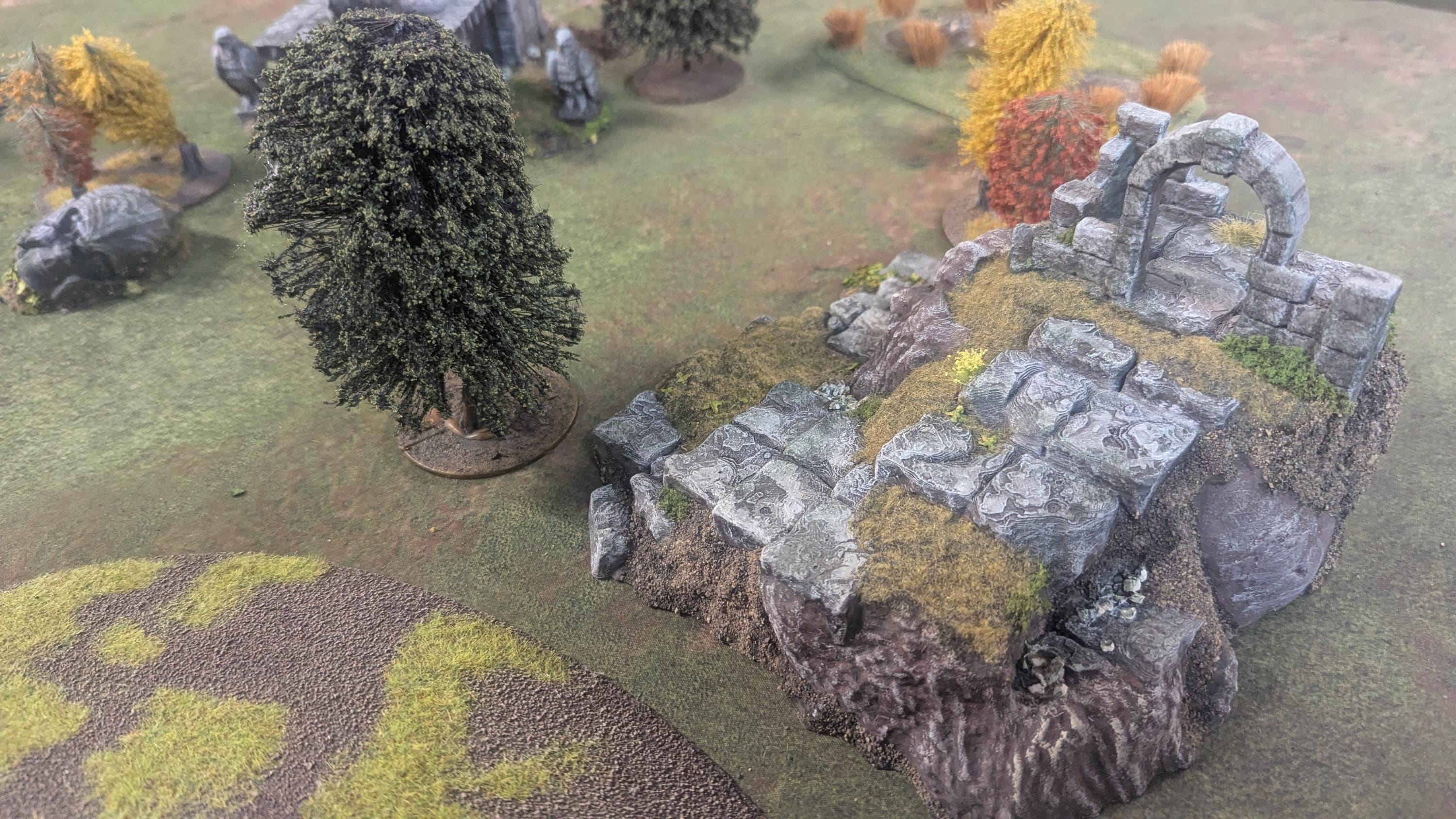Seeing Seat Ruins - Conquest Creations Terrain (amon Hen, the Hobbit ...