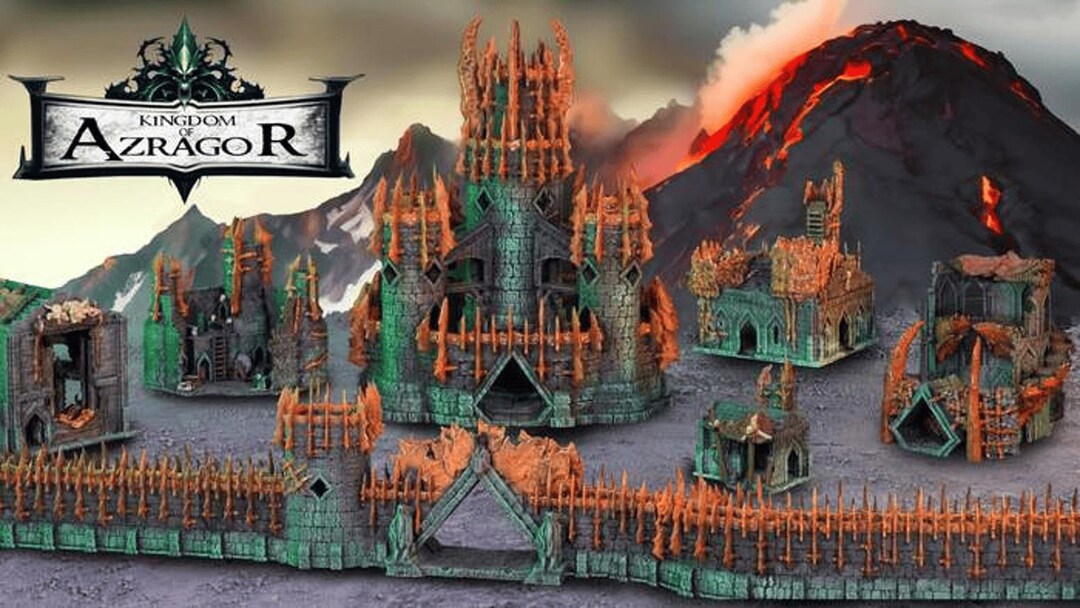 Kingdom of Azragor - Conquest Creations Terrain (mordor, Evil, Orc, the ...