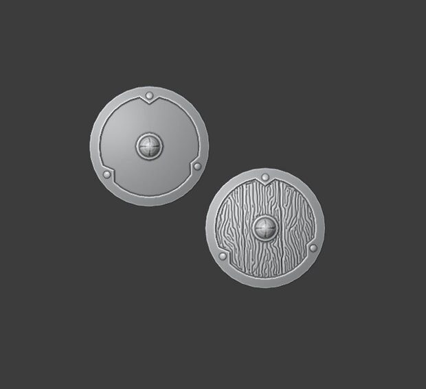 Dwarven Round Shield - MESBG, Lord of the Rings, 3D Printed (4 Pack) - Etsy