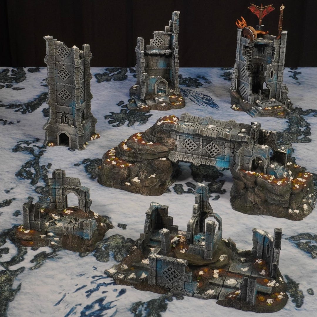 Ruins of Raven Peak - Conquest Creations Terrain (ravenhill, the Hobbit ...