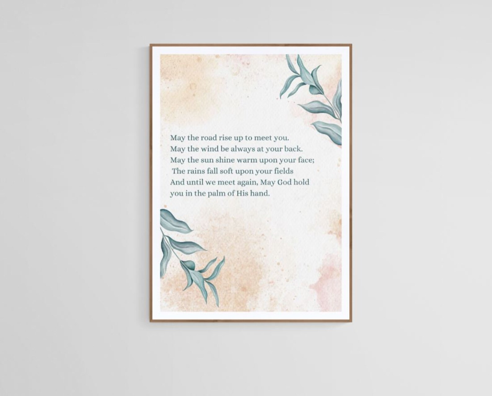 Celtic Blessing Poem Print: Sympathy Gift (digital Download) - Etsy