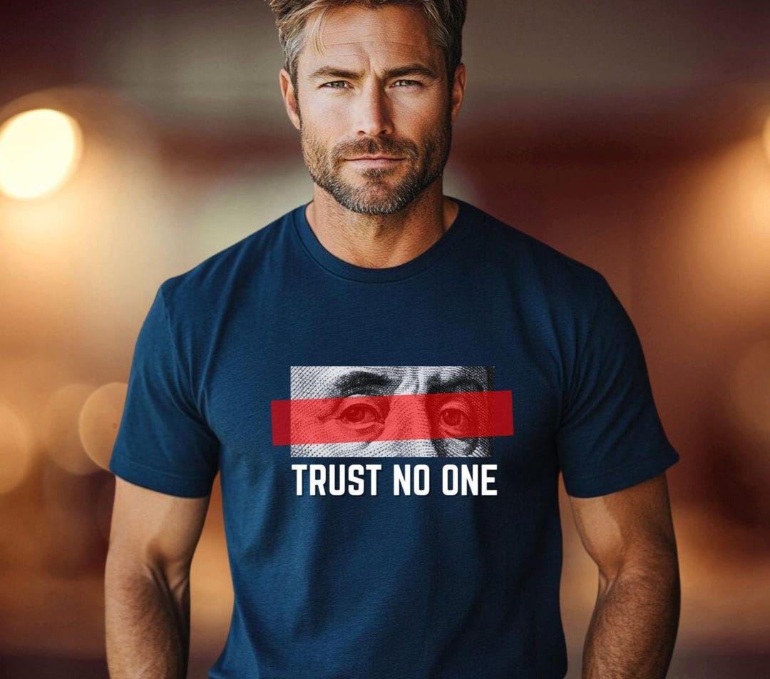 Trust No One Design Sublimation & DTF Printing (PDF, PNG) - Etsy