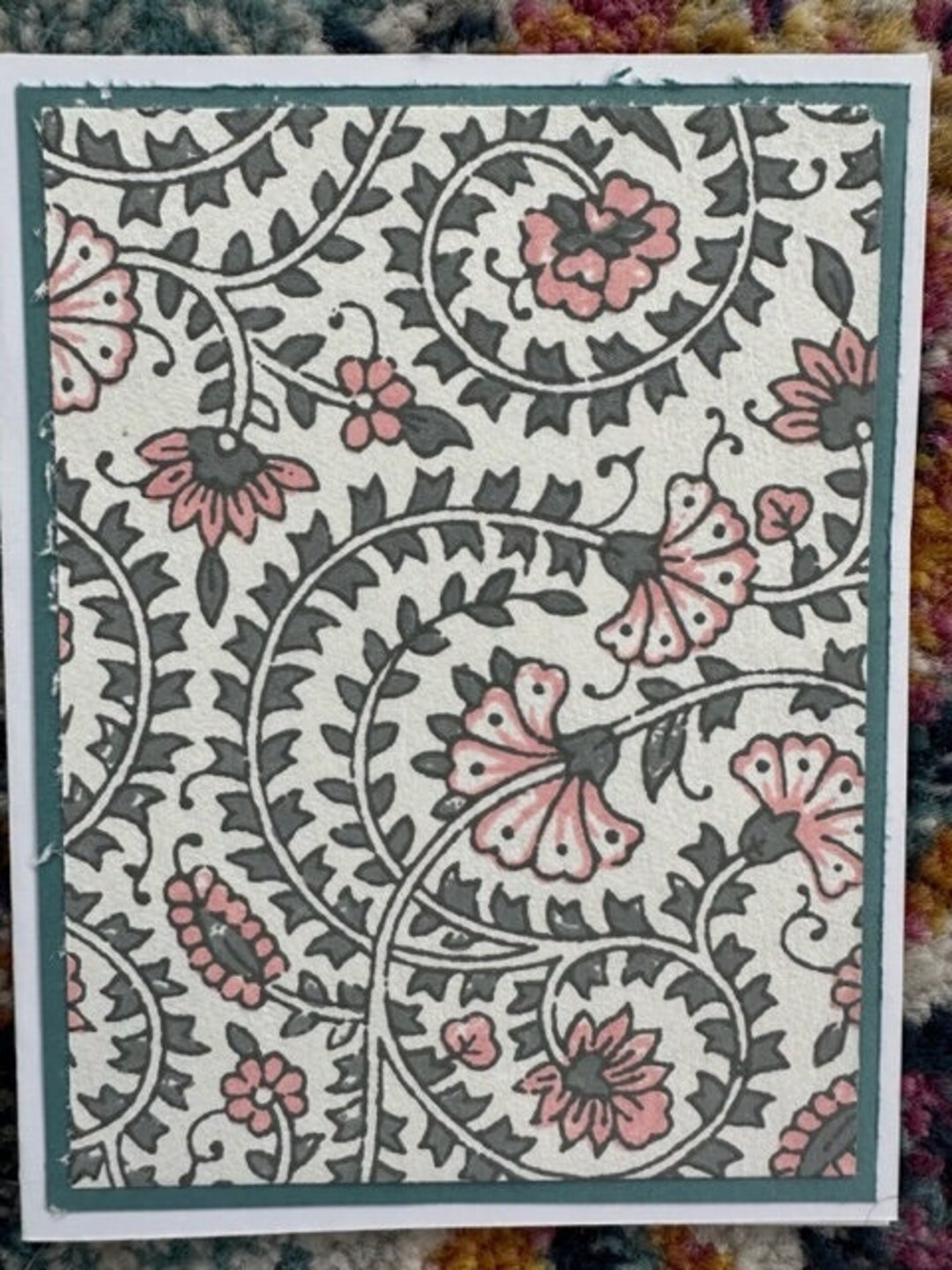 Set of 8 Handmade Indian Paper Cards - Etsy