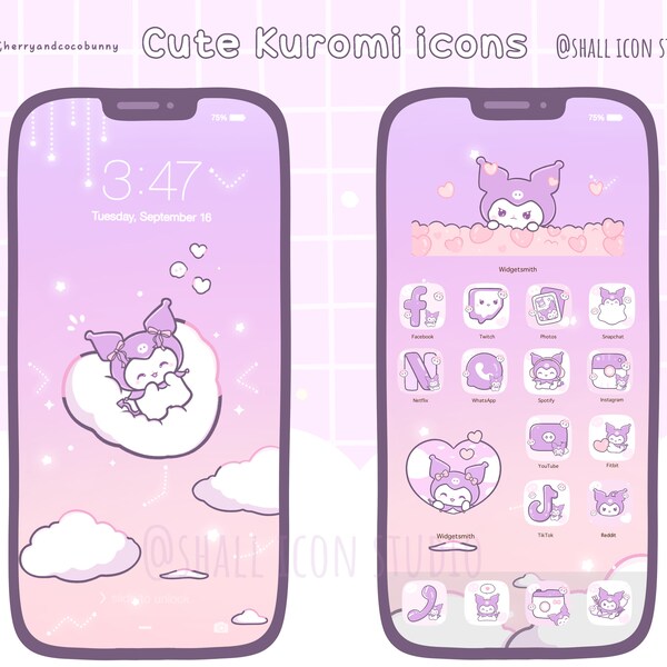 Purple App Icons - Etsy