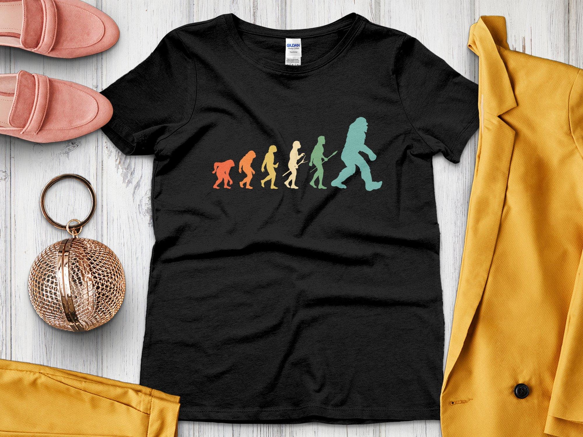 Funny Bigfoot Evolution Svg Bigfoot Svg Human Evolution Svg - Etsy