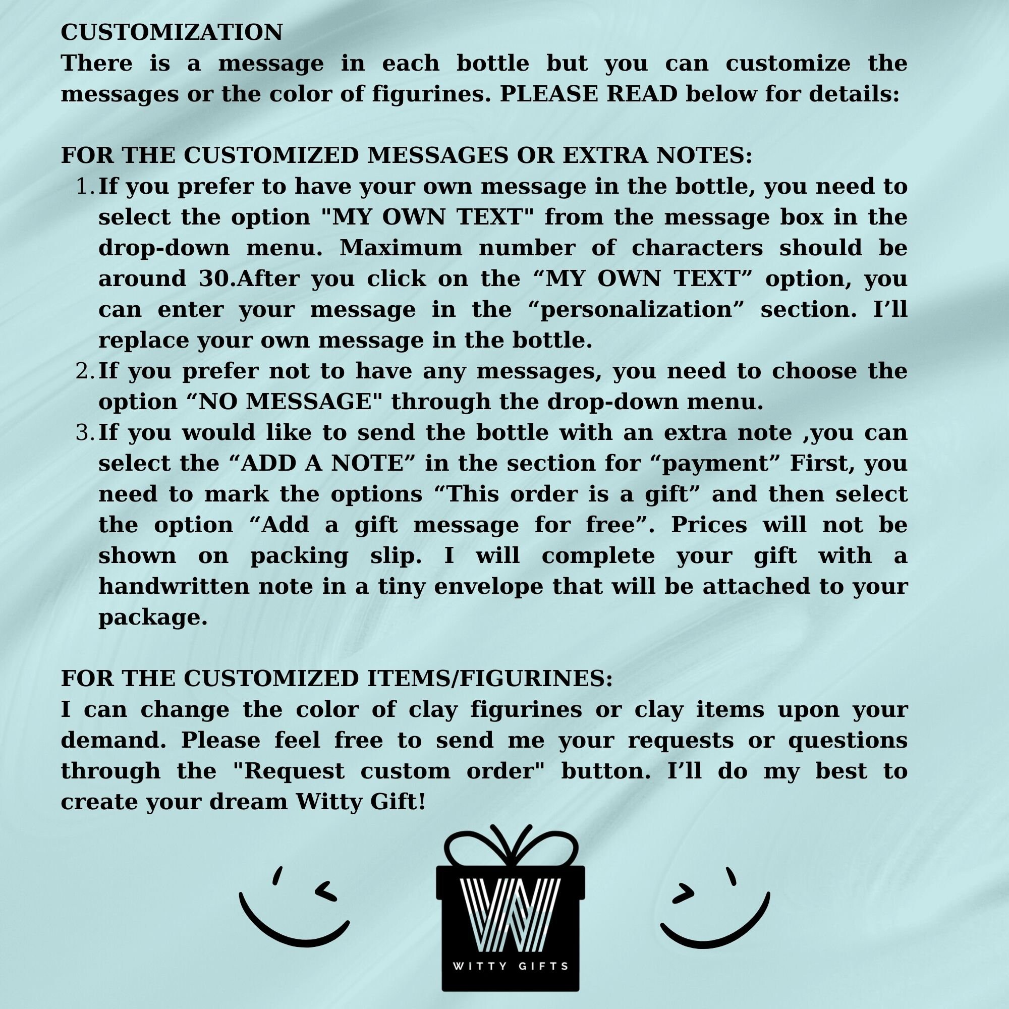 Love Message in a Bottle, One in A Million, Sentimental Gift, Cute ...