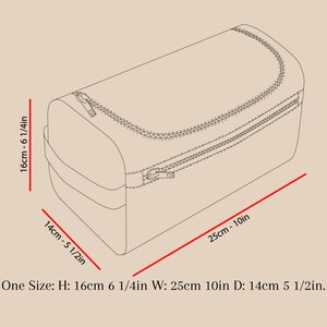 Dopp Kit Toiletry Pouch With Pockets and a Handle - PDF Sewing Pattern ...