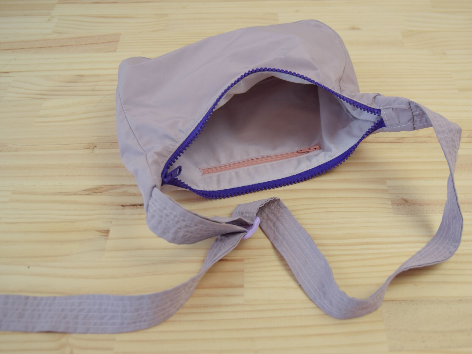 Mini Nylon or Canvas Shoulder Bag With Inner Pocket - PDF Sewing ...