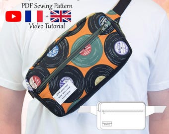 Women's Waist Bag PDF Sewing Pattern - Etsy