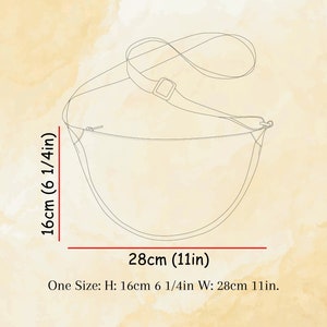 Halfmoon Dumpling Round Bag With Inside Pockets - PDF Sewing Pattern ...
