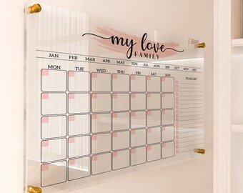 Acrylic Clear Note Board - Etsy