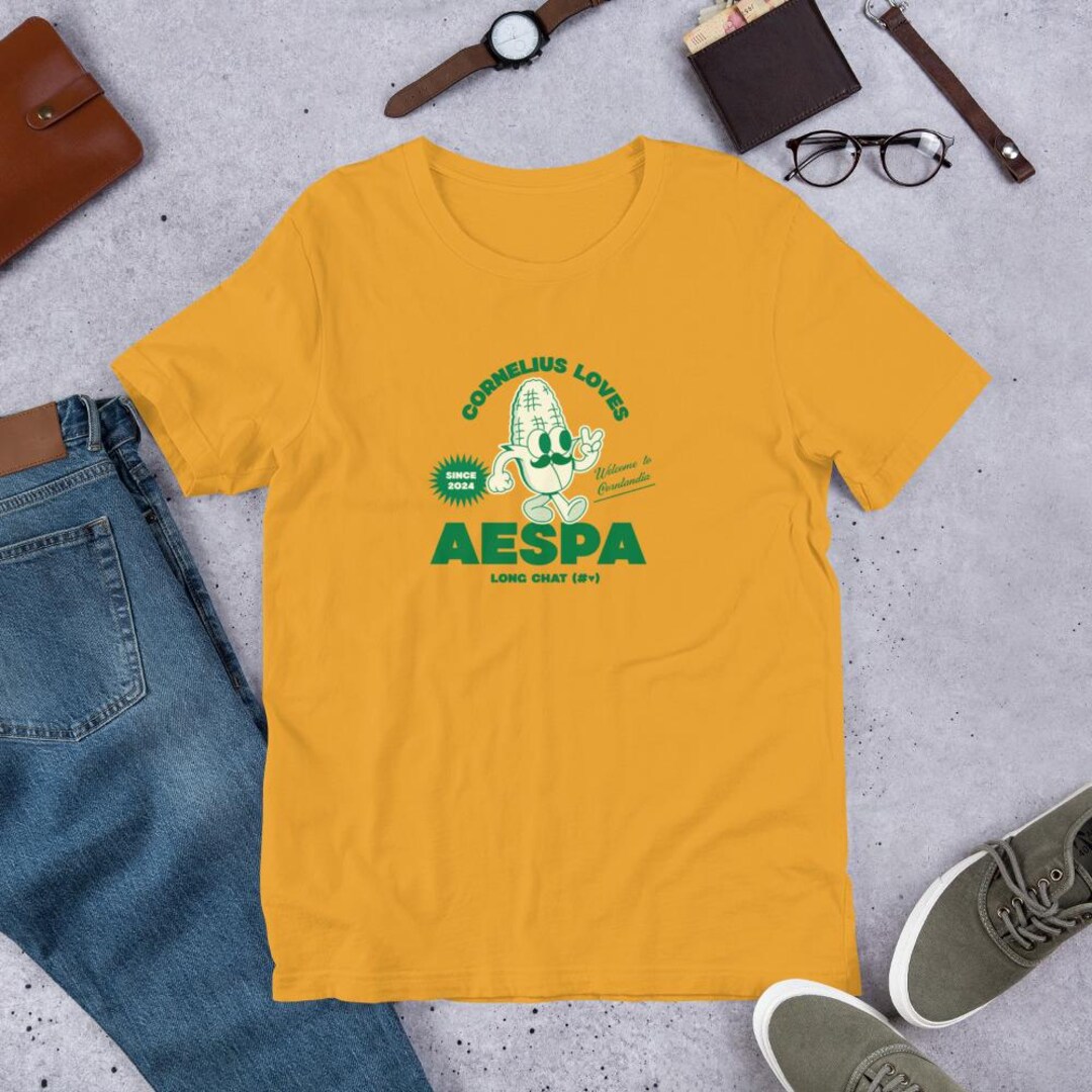 FREE SHIPPING Aespa Long Chat Cornelius Shirt Kpop Merch for Fans Gift ...