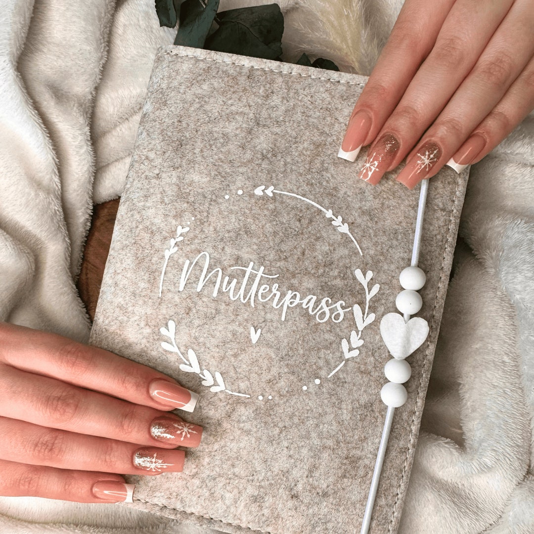 Maternity Passport Cover Made of Felt Mother's Passport Envelope With ...