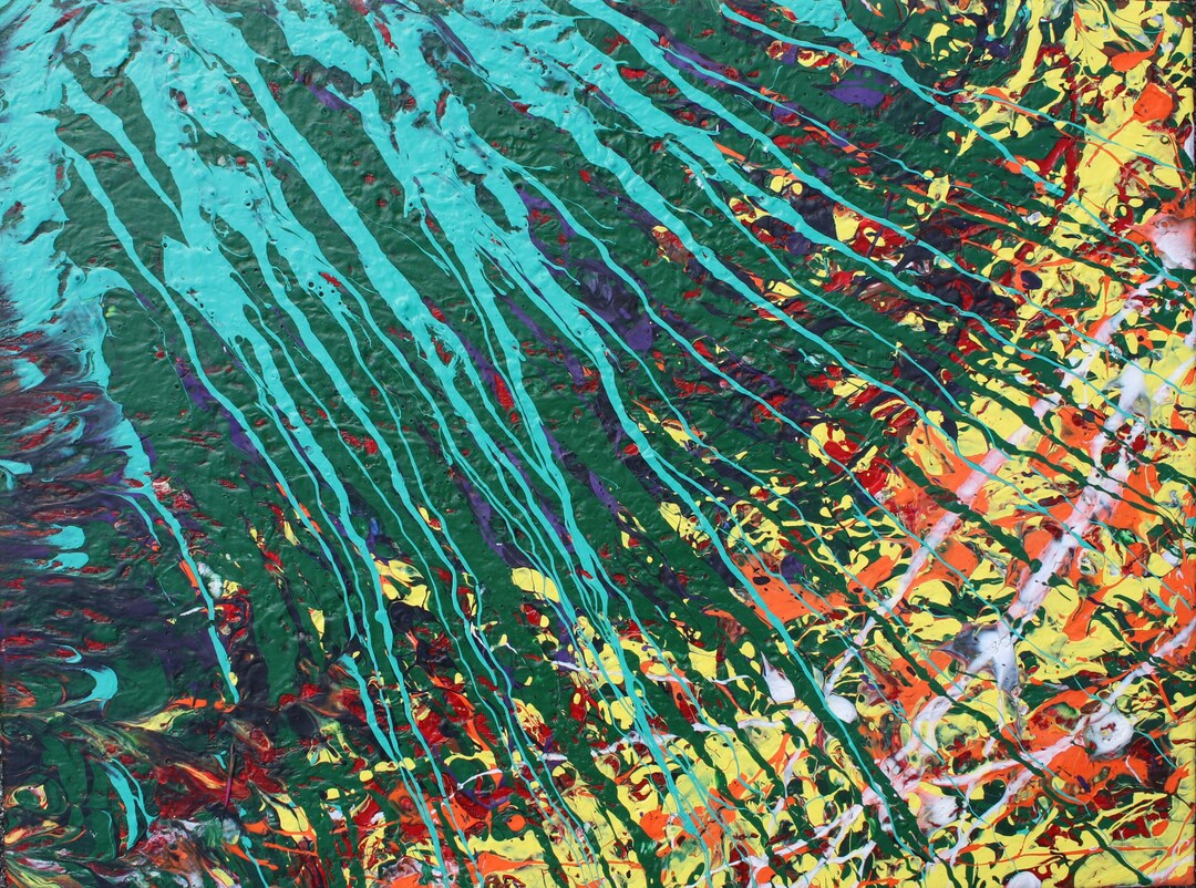 Safari Plant Splatter Painting - Etsy