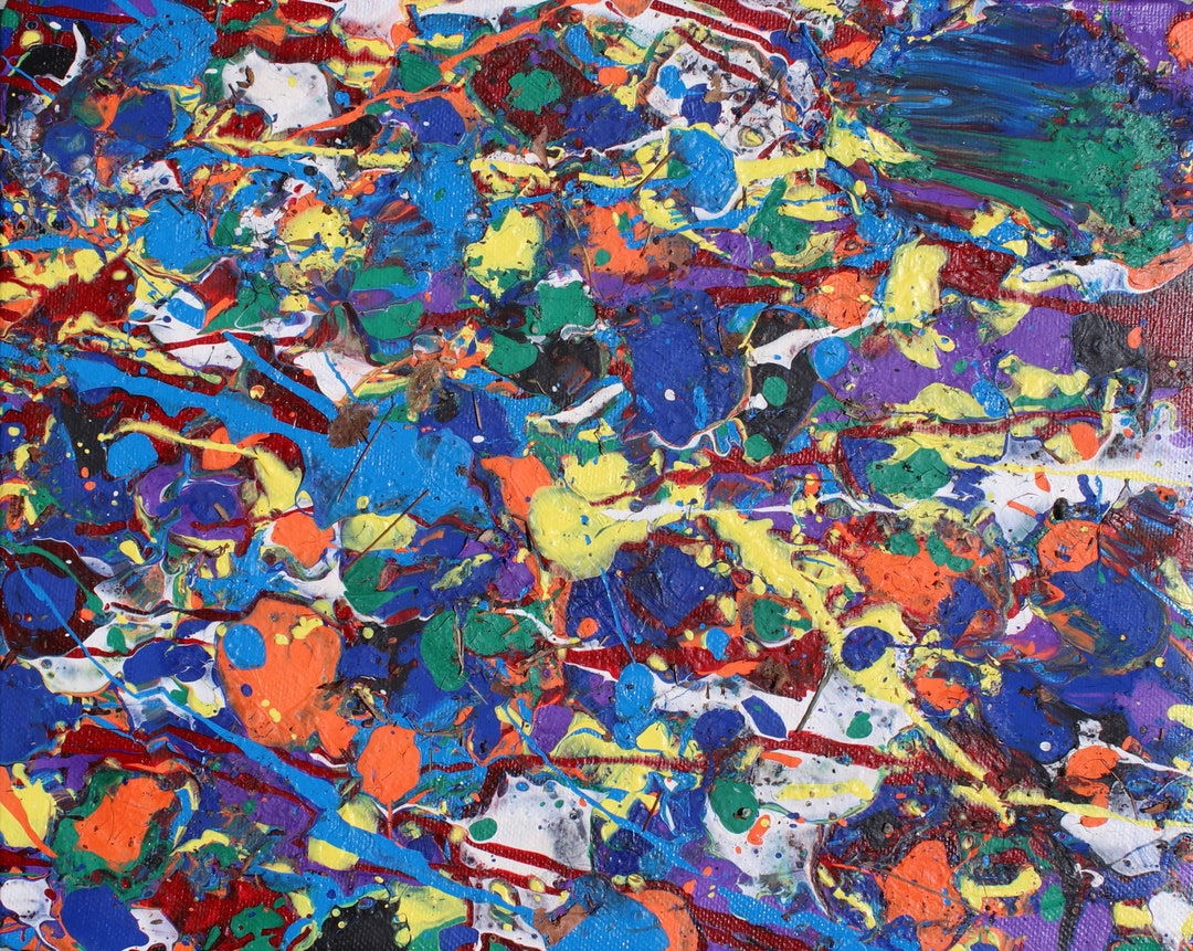 Absolute Mess Splatter Painting - Etsy