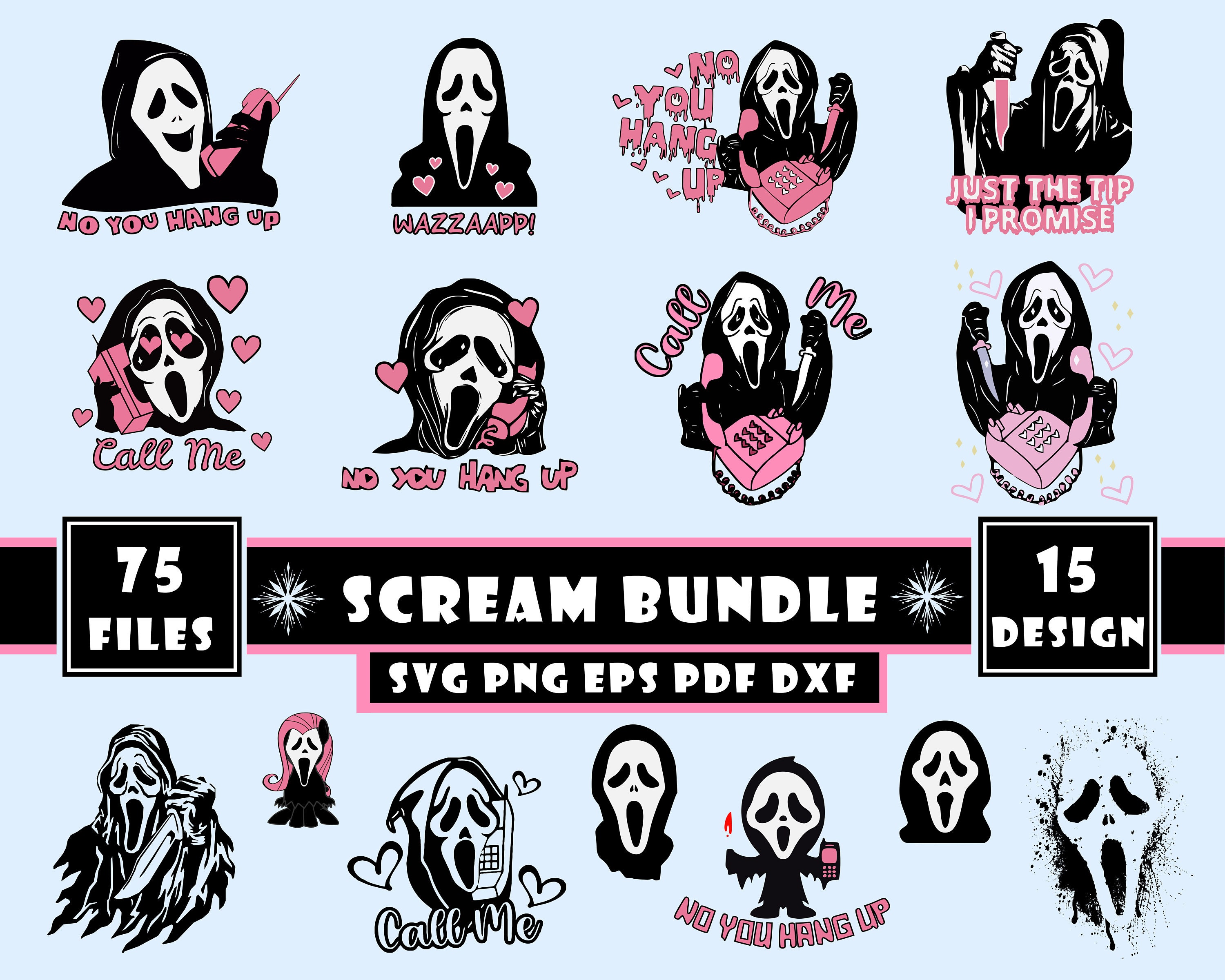 Scream Svg Scream You Hang up SVG Ghost Face Svg Scream - Etsy Australia