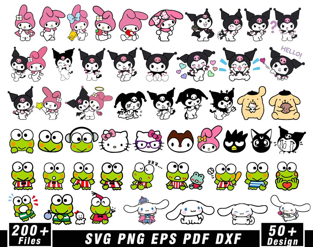 Kawaii Kitty Svg Kawaii Kitty Svg Bundle Kitty Svg S Nrio Etsy Canada