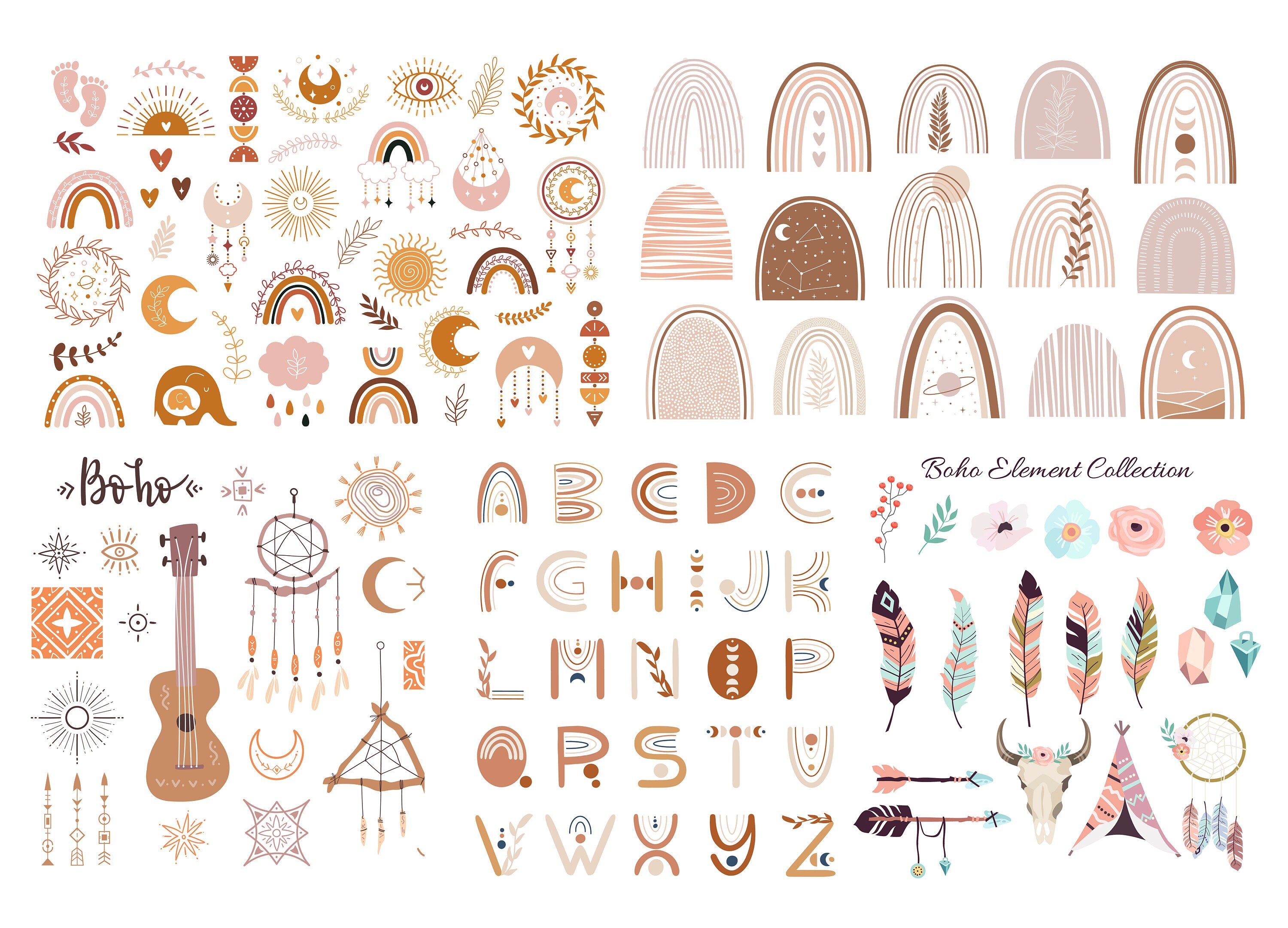 Abstract Svg | Boho Svg | Abstract Art Svg | Trendy Svg | Svg Bundle ...