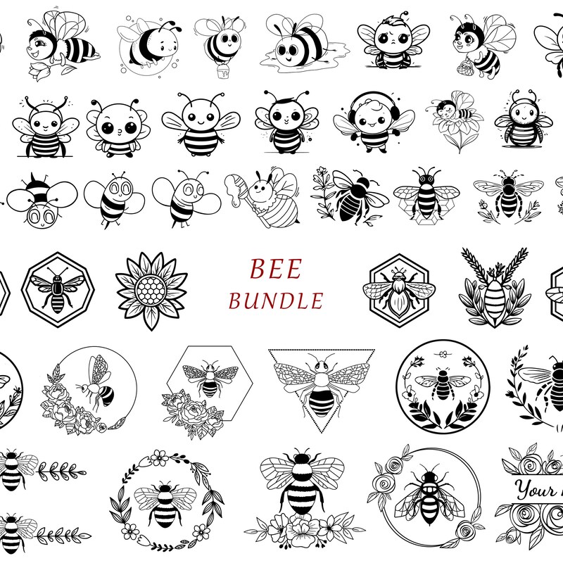 Bumble Bee Svg - Etsy