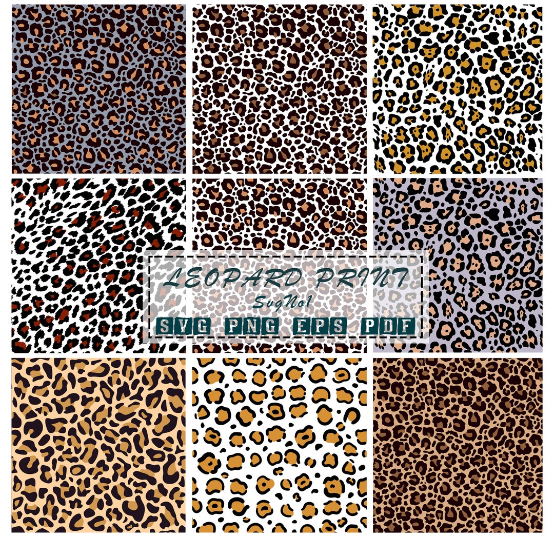 Layered Leopard Print Svgs Leopard SVG Leopard Texture Svgs - Etsy