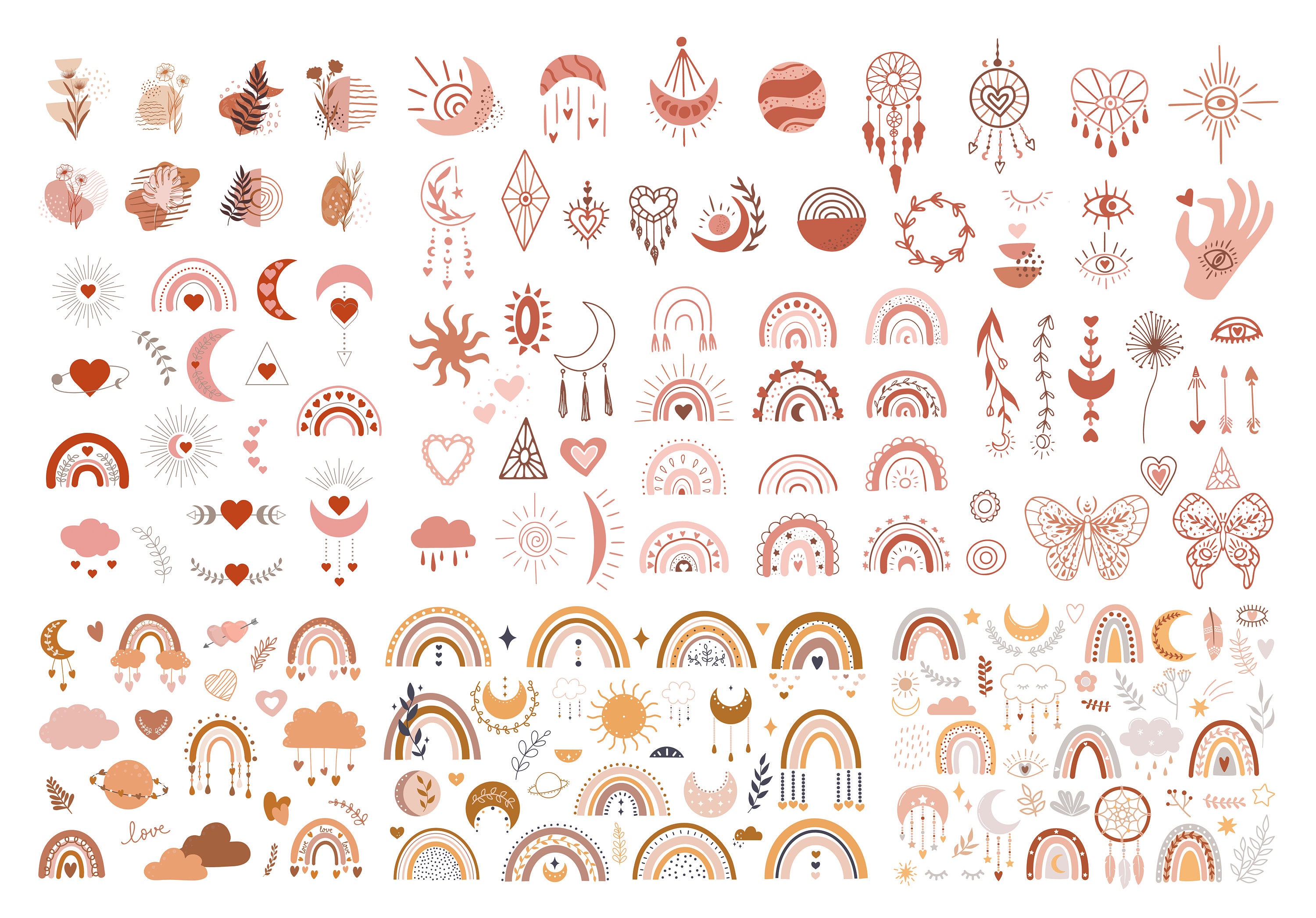 Abstract Svg | Boho Svg | Abstract Art Svg | Trendy Svg | Svg Bundle ...