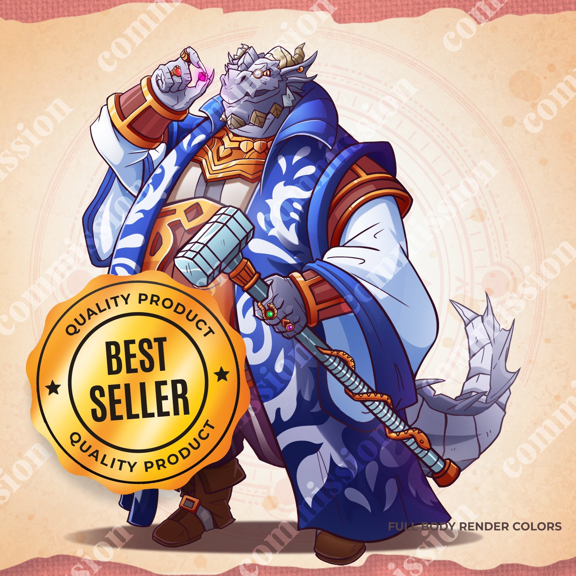 Dnd Character Art,character Commission, Dnd Character Commission ...