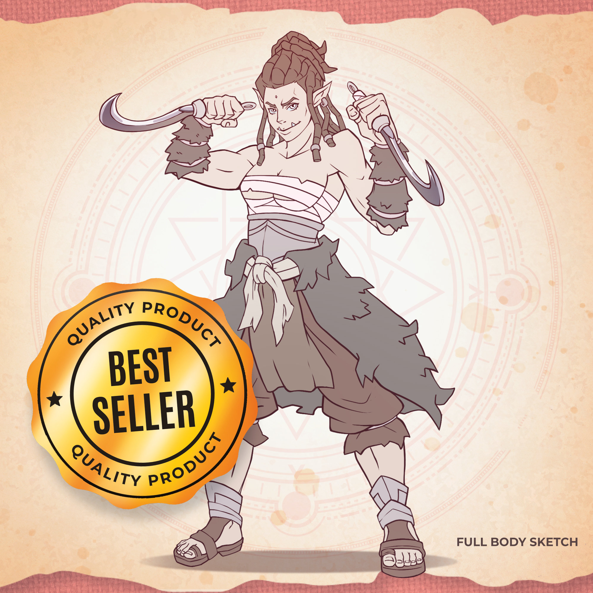 Dnd Character Art Commission Dnd Art Commission Character Sketch Custom ...