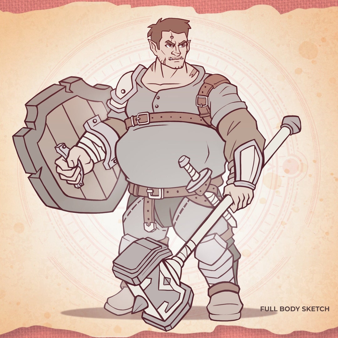 Dnd Character Art Commission Dnd Art Commission Character Sketch Custom ...