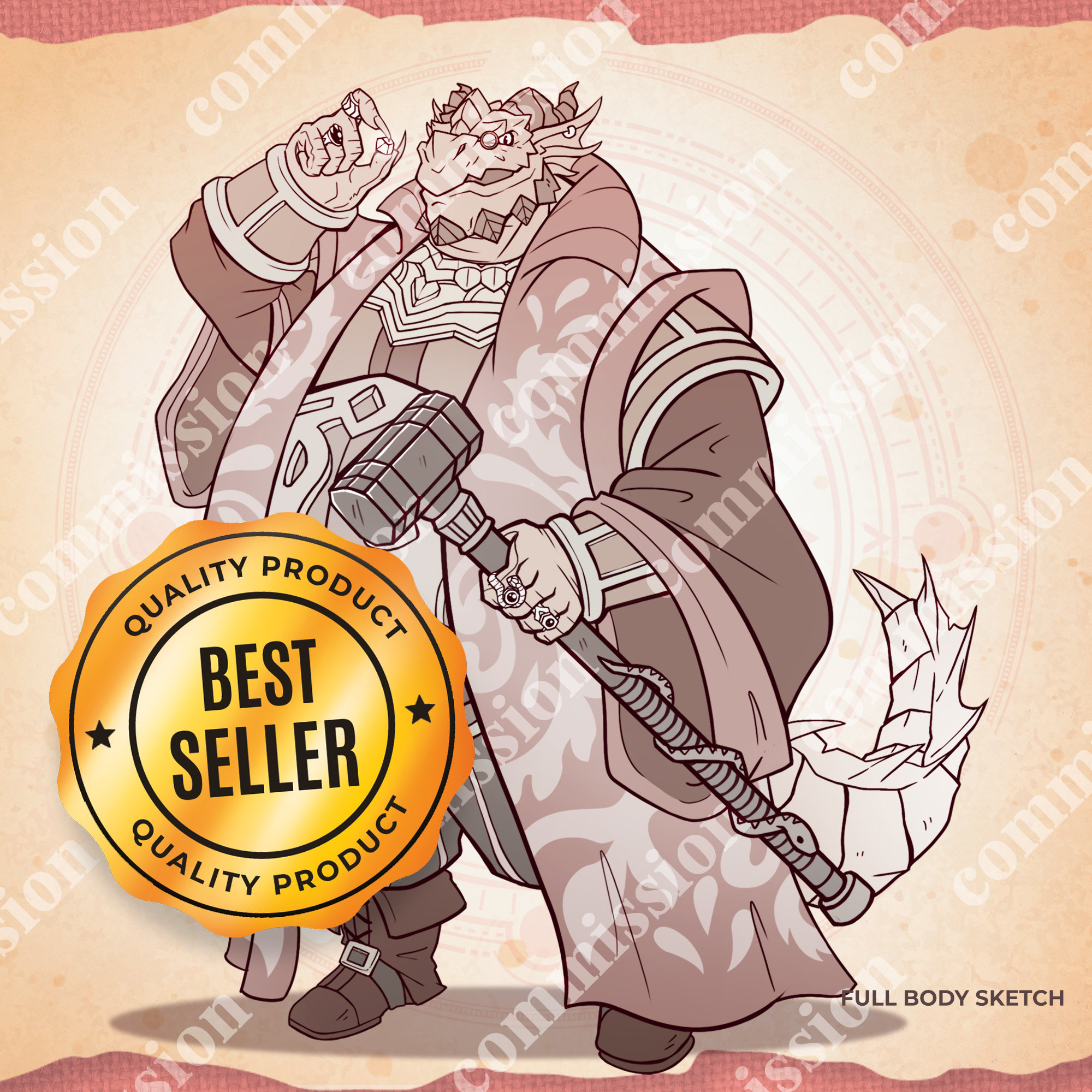 Dnd Character Art Commission Dnd Art Commission Character Sketch Custom ...