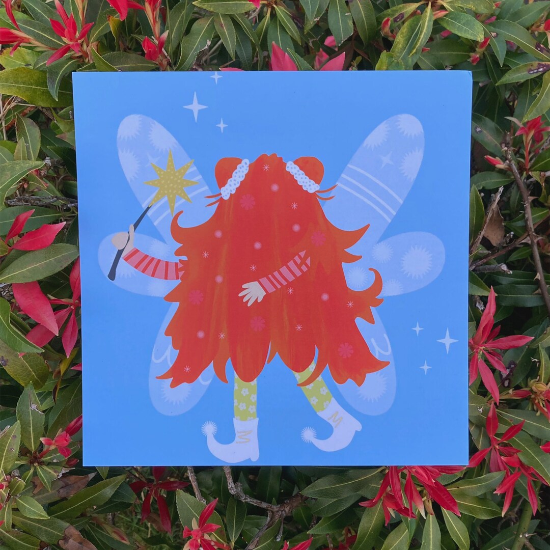 Hairy Fairy Art Print Etsy hairy-fairy-art-print-etsy