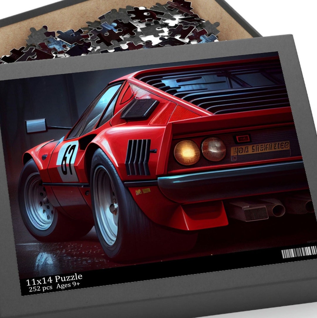 Ferrari 288 GTO Premium Retro Car Puzzle the Perfect - Etsy