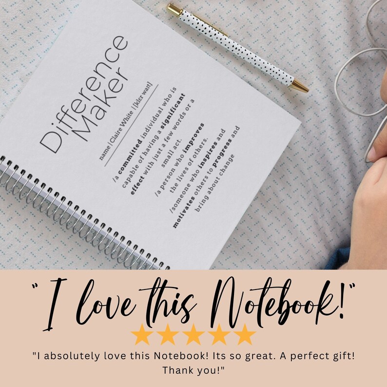 Difference Maker Definition WTF Notebook CUSTOM Funny Custom - Etsy