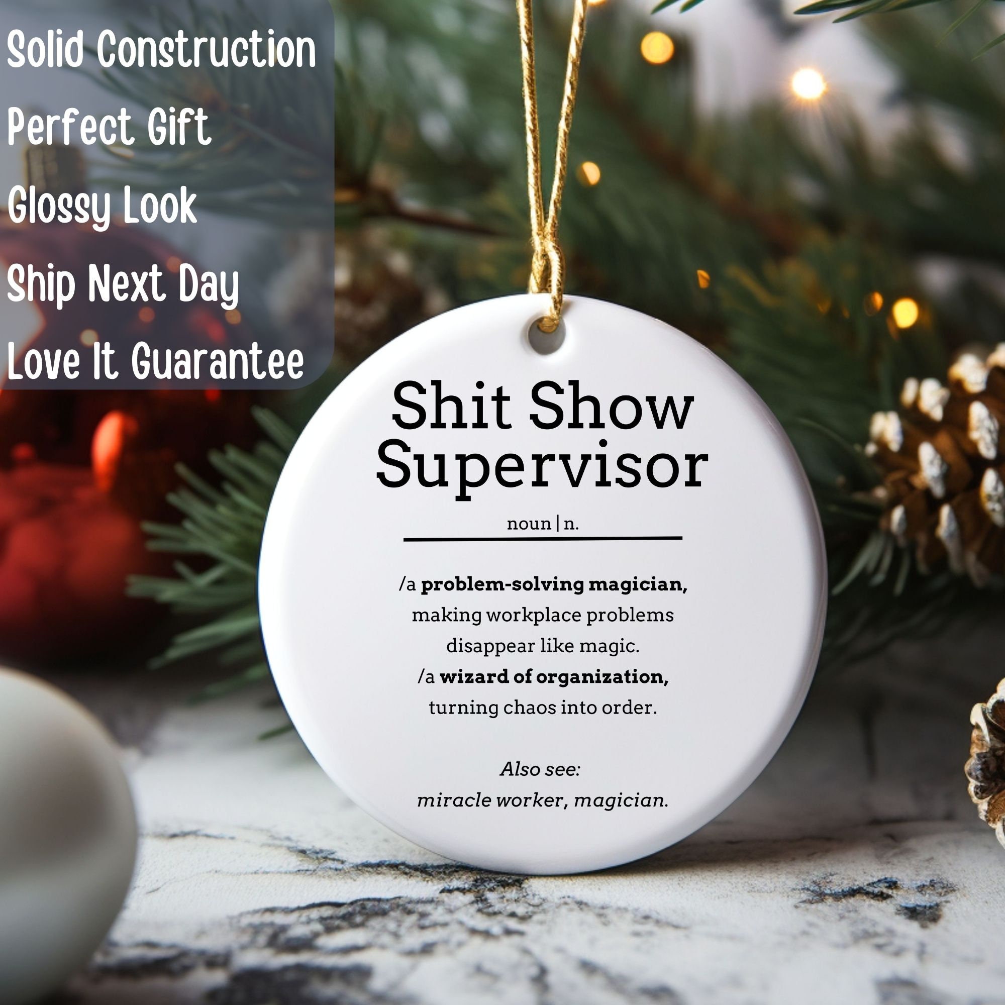 Shitshow Supervisor Definition Boss Leaving Gift for My Boss Team ...