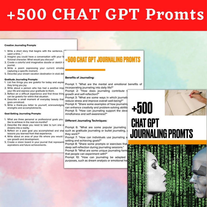 Poem Journal Prompt Chat GPT Journals Prompts 500 Ultimative Chat GPT ...