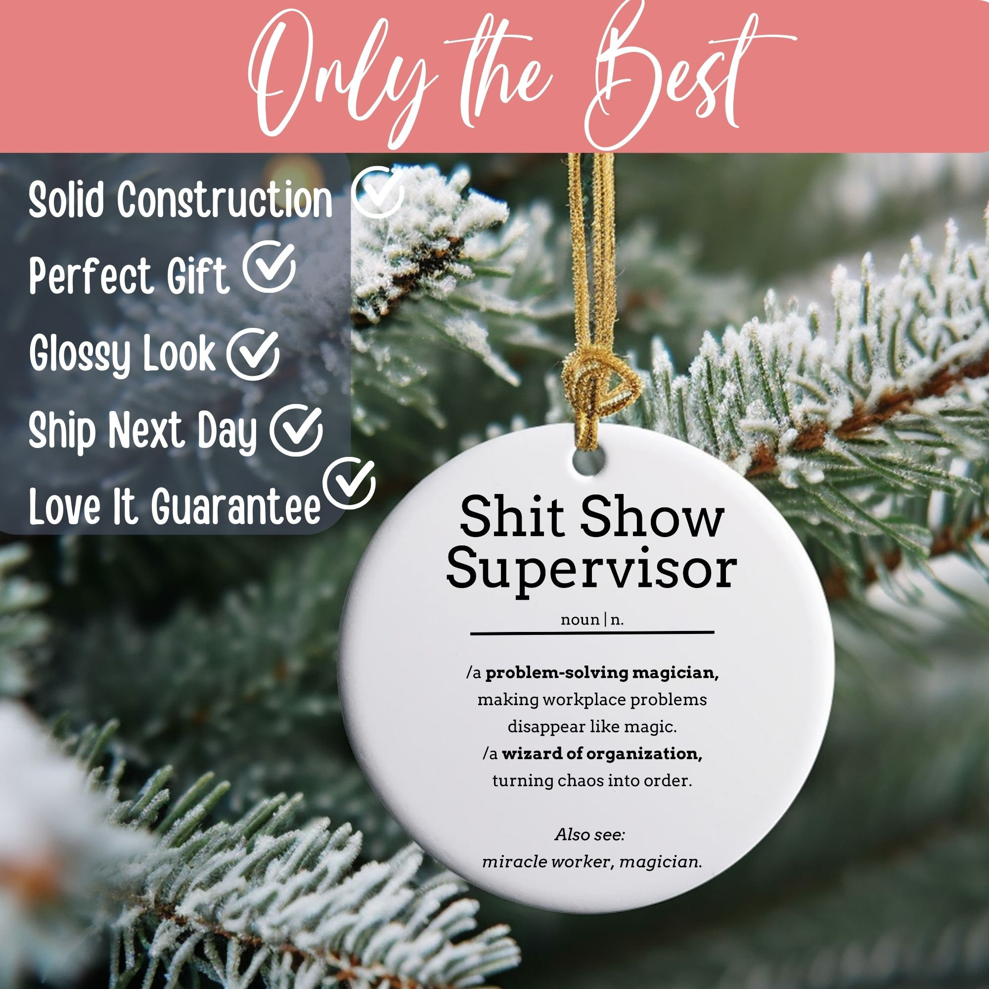 Shitshow Supervisor Definition Boss Leaving Gift for My Boss Team ...