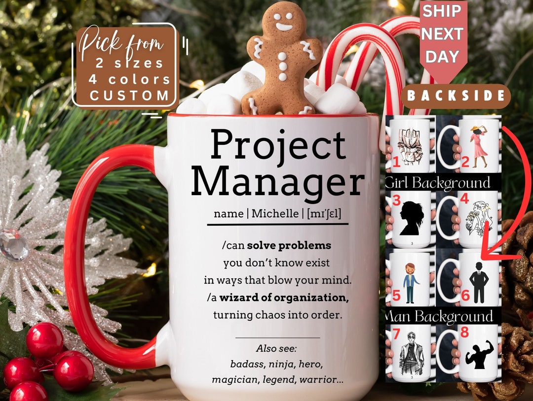 Project Manager Farewell Gift for Boss personalized Mug for Christmas ...