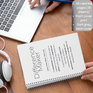 Difference Maker Definition WTF Notebook CUSTOM Funny Custom - Etsy