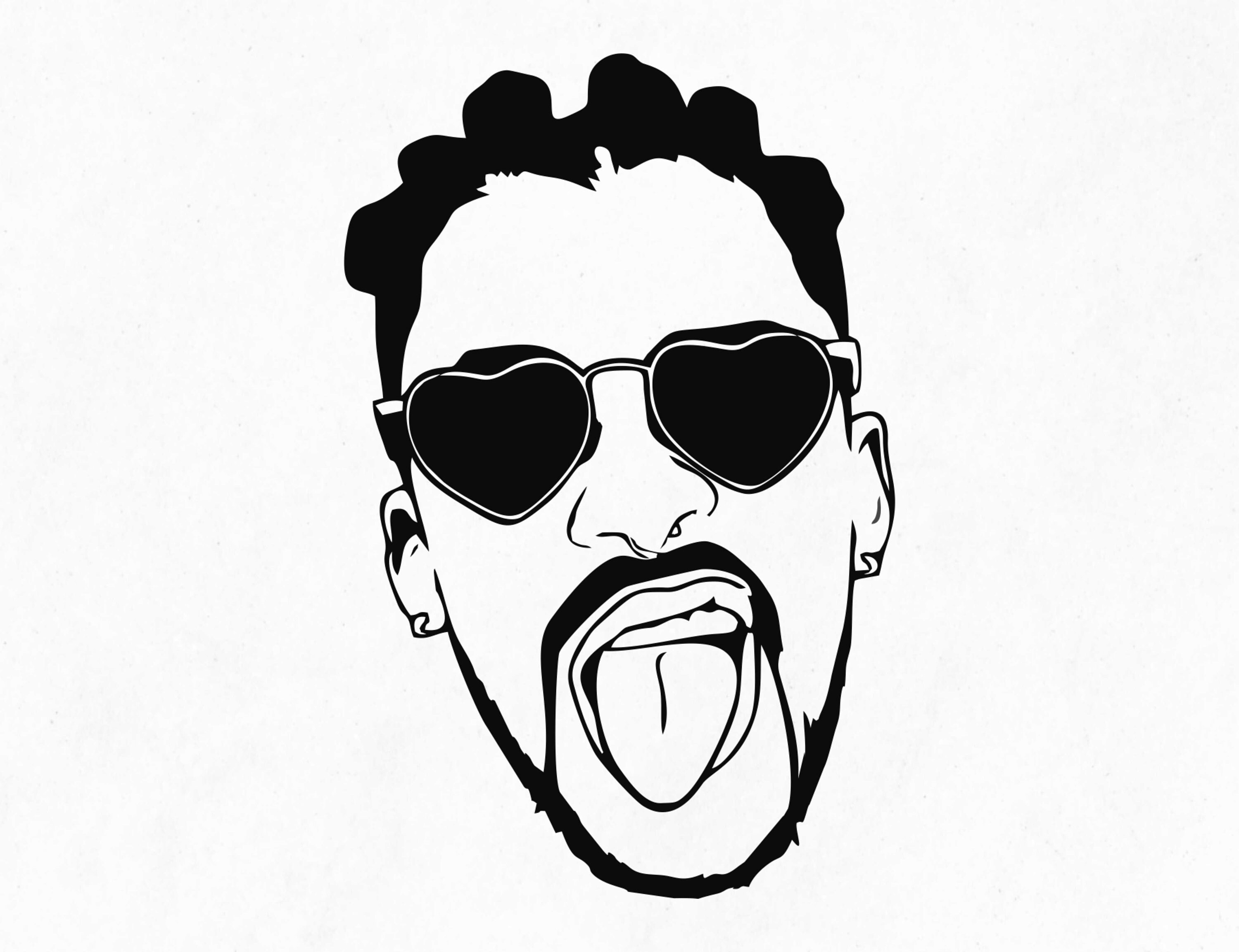 Bad Bunny SVG Bad Bunny Logo SVG El Conejo Malo SVG Instant - Etsy España