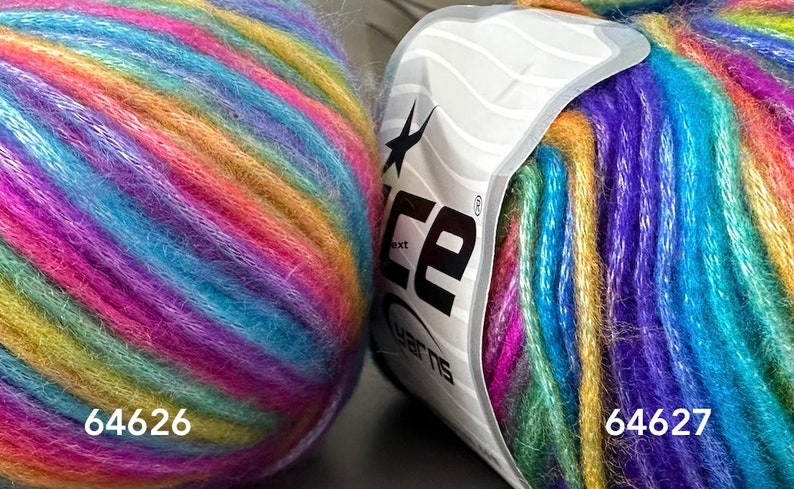 Ice Yarns Picasso Rainbow Pastel 64626 - Etsy UK