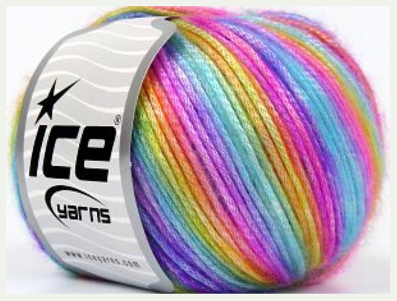 Ice Yarns Picasso Rainbow Pastel - Etsy UK