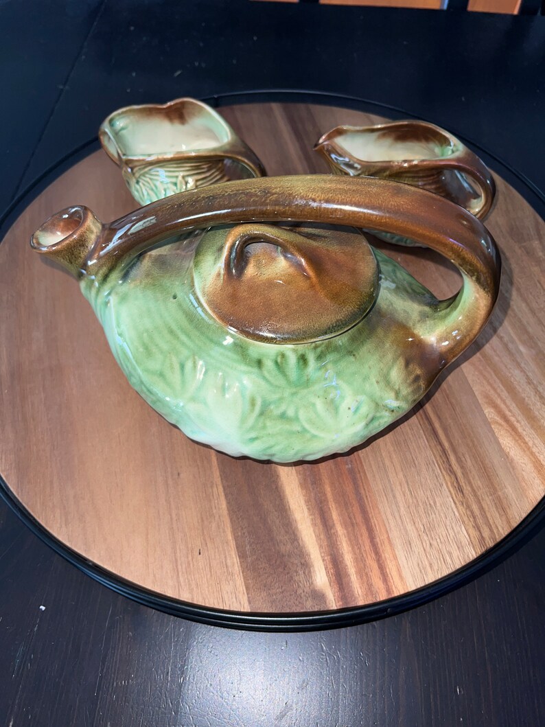 Mccoy Daisy Tea Set Teapot Creamer Sugar - Etsy