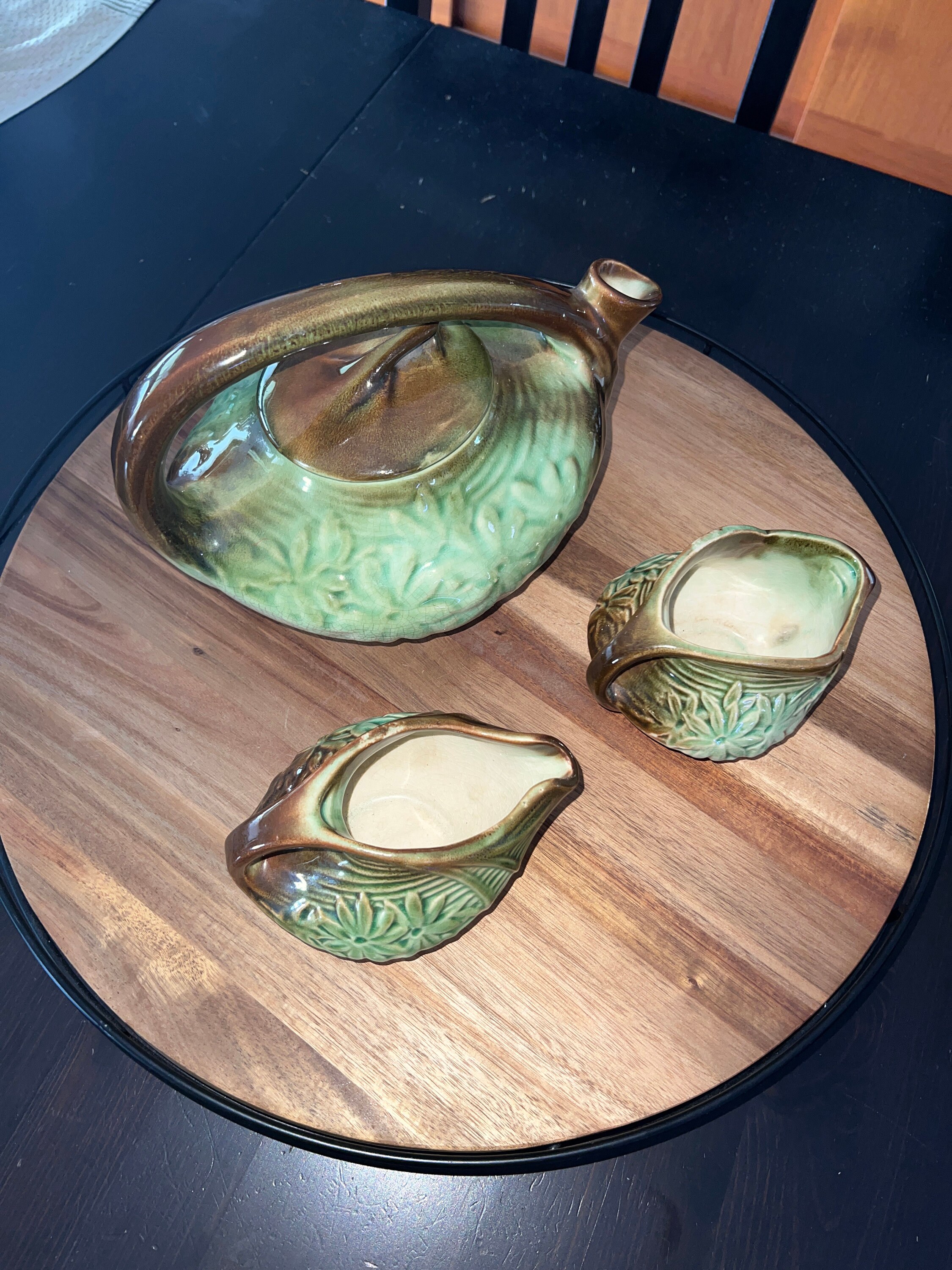 Mccoy Daisy Tea Set Teapot Creamer Sugar - Etsy