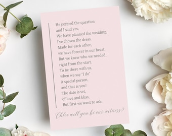 Wedding Witness Poem - Etsy Australia