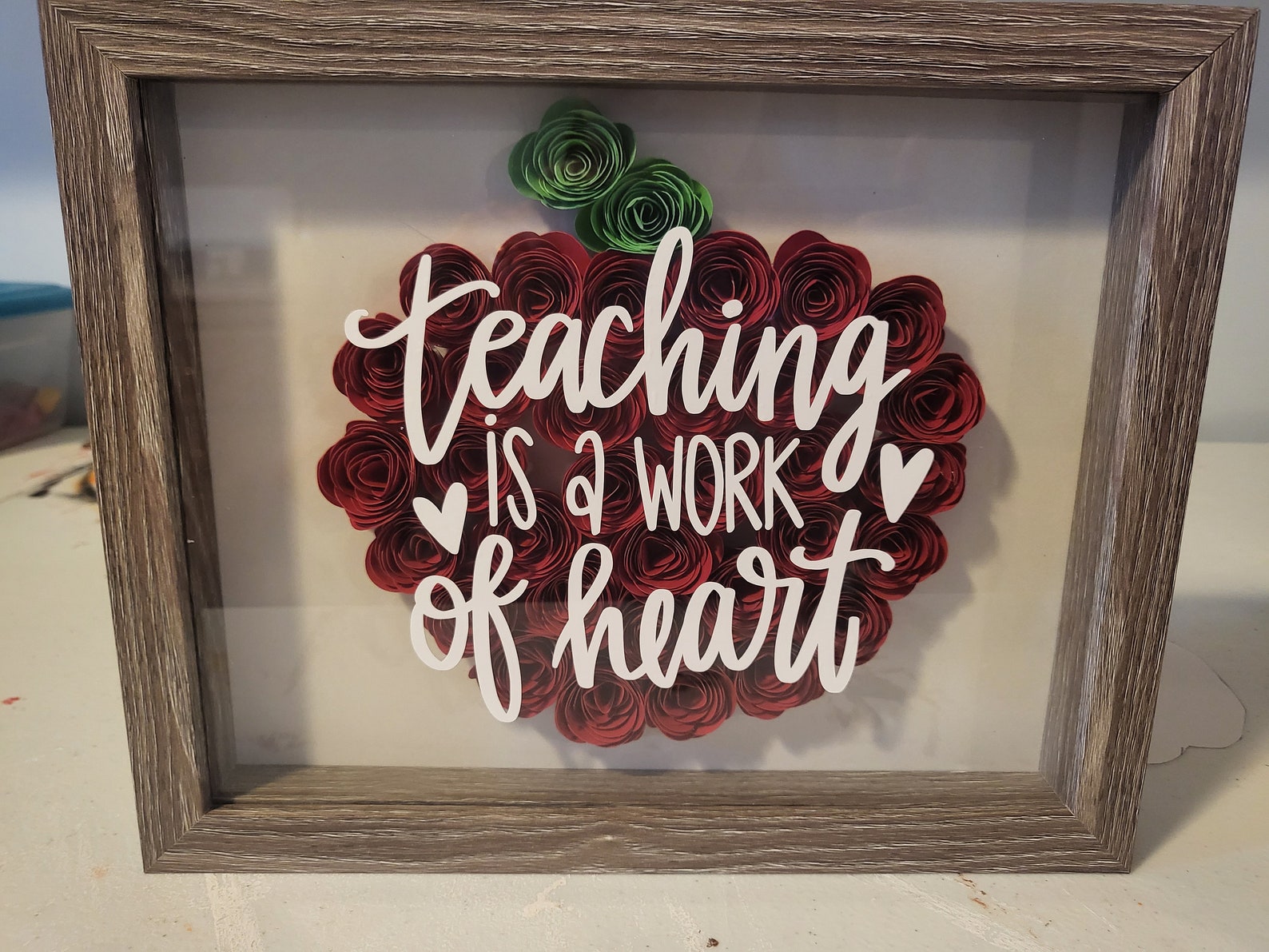 Teacher Shadow Box - Etsy