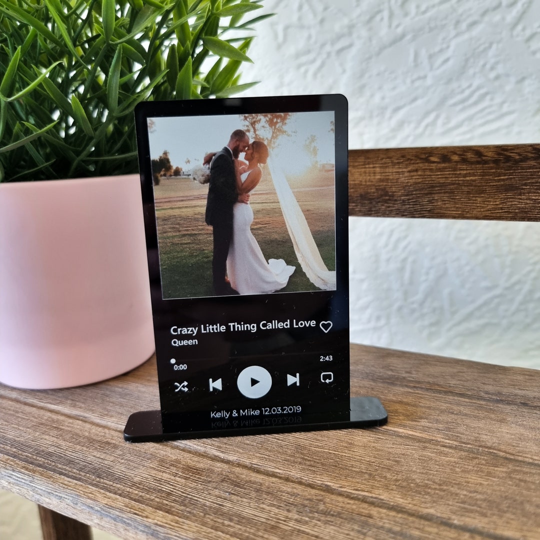 Personalised Spotify Photo Print Photo Gift With Custom Song, Add Your ...