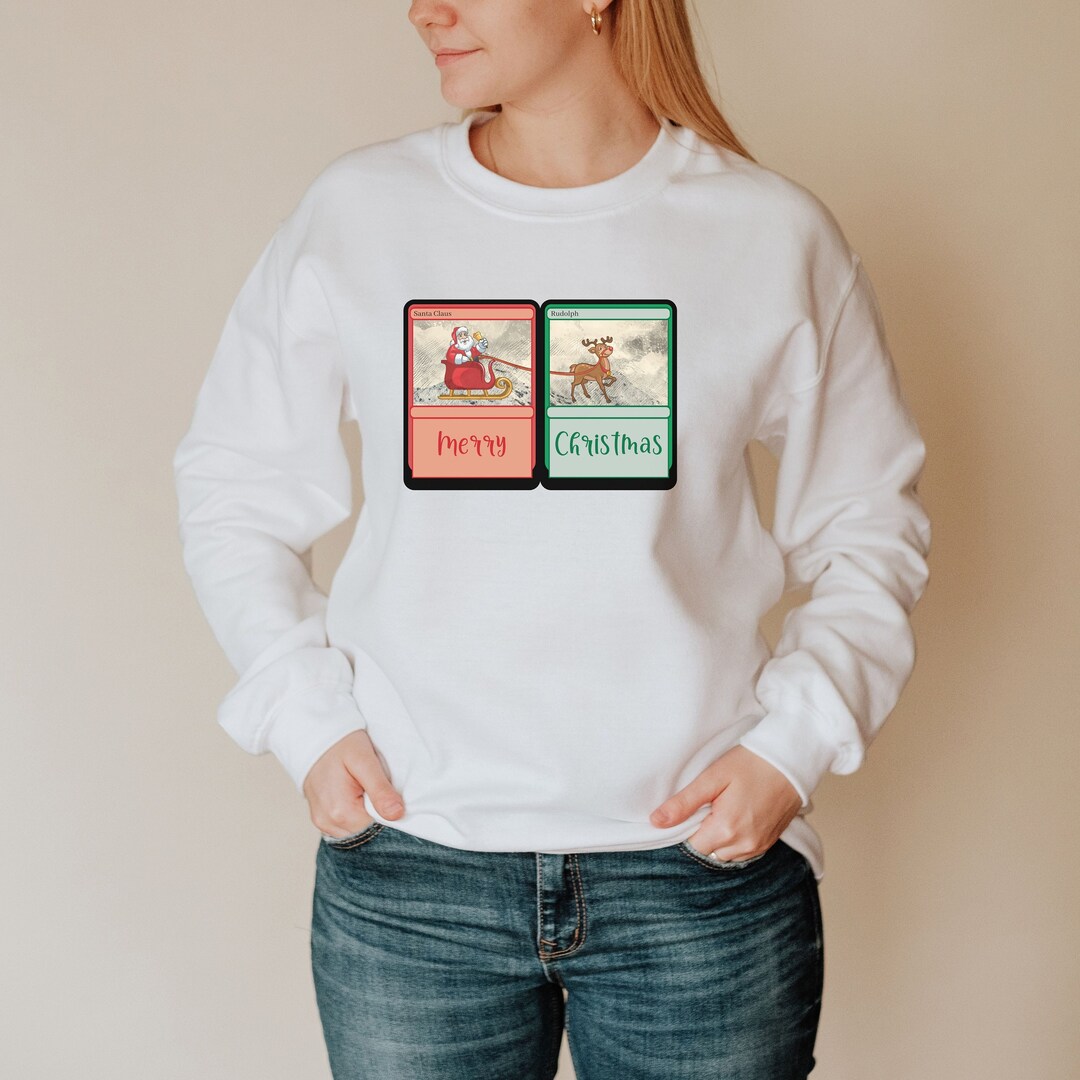 Christmas, Santa, Rudolph, Red, Green, Holiday, Magic Card, Magic, Mtg ...